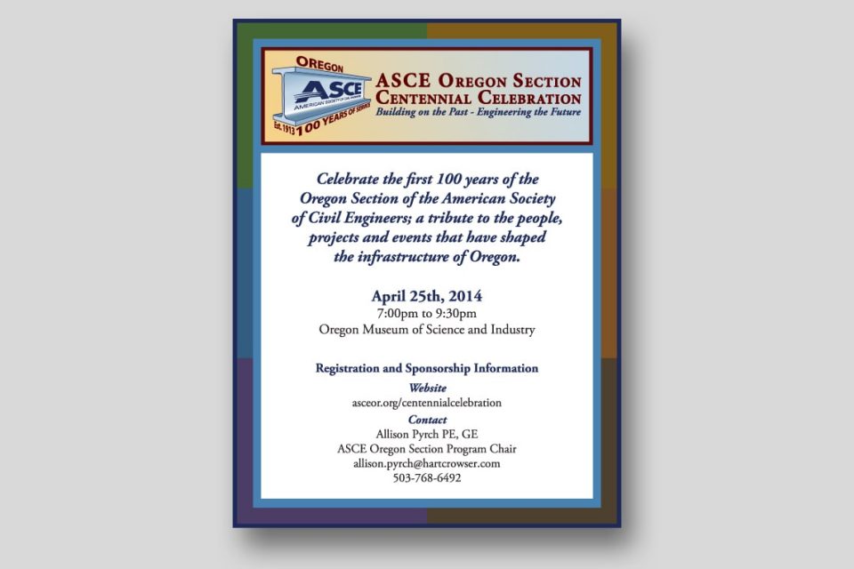 ASCE OR Centennial Event - Chris Parrish Design